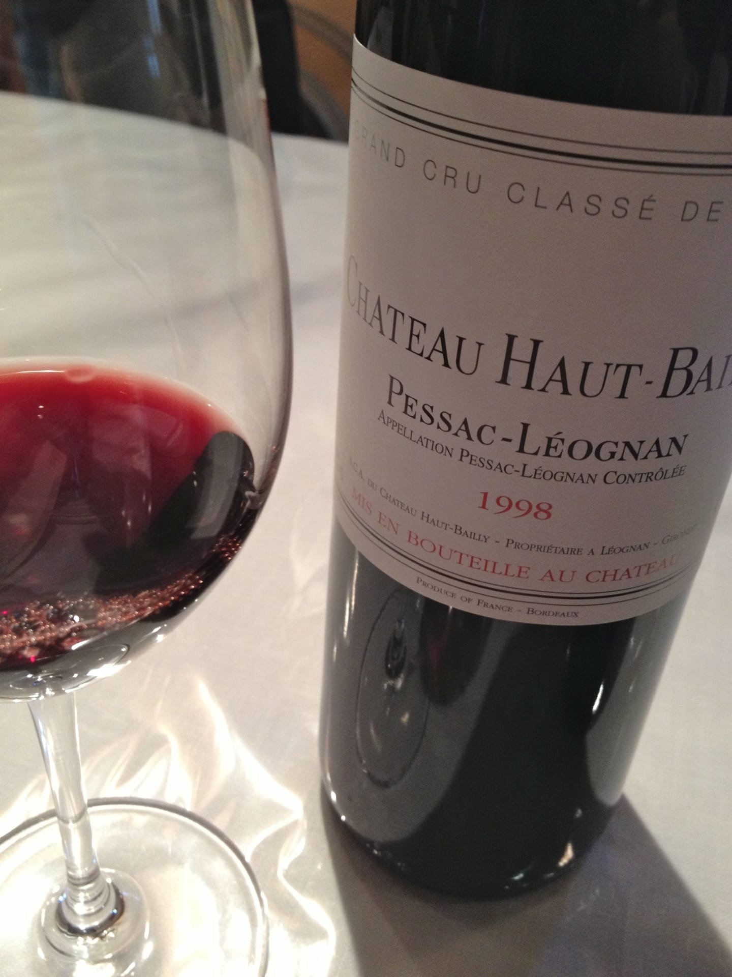 Haut Bailly celebrates 15 years under Robert Wilmers: fabulous dinner ...